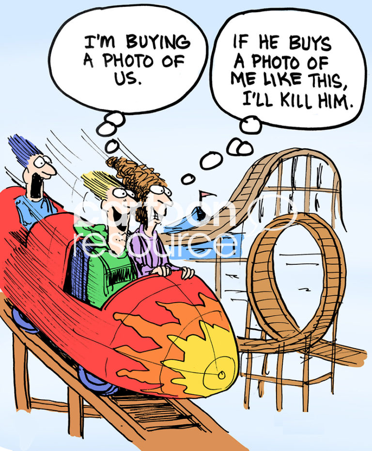 Roller coaster - Cartoon Resource