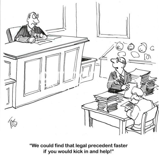 Judge Work - Cartoon Resource